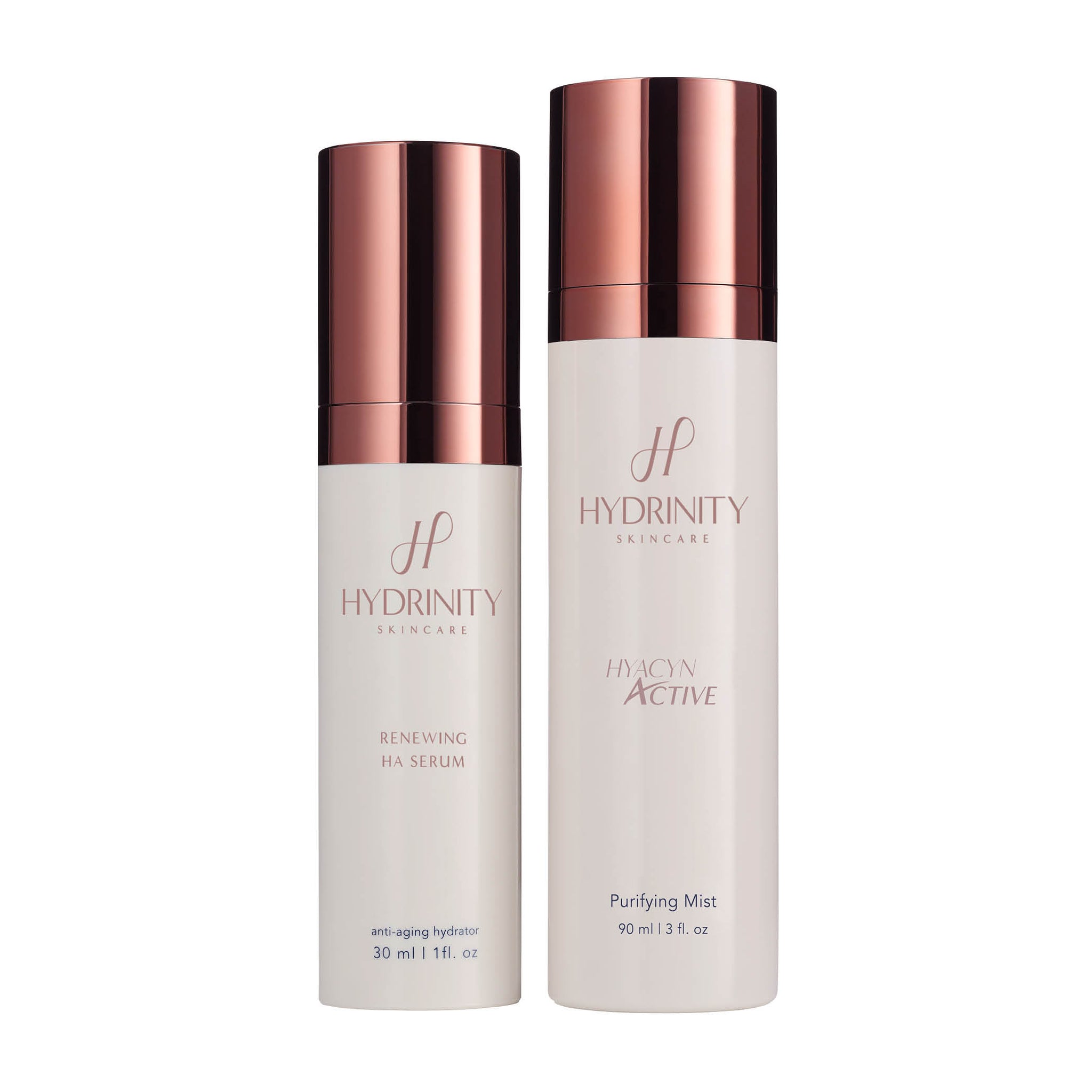 Hydrinity Age Renewal Kit: Renewing HA Serum & Hyacyn – Boutique Skin Envie