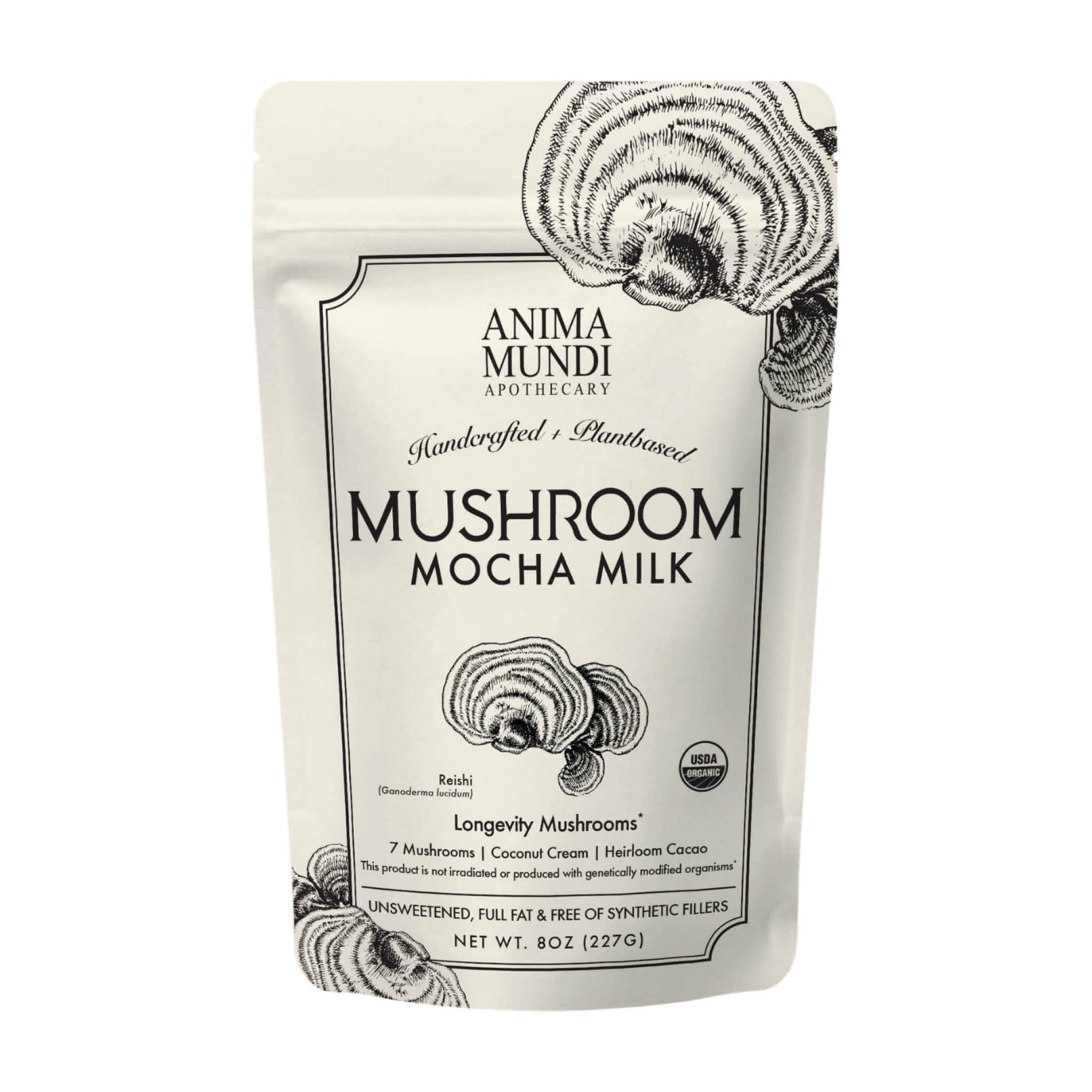 Anima Mundi - MUSHROOM MOCHA MILK | Longevity Milk* – Boutique Skin Envie